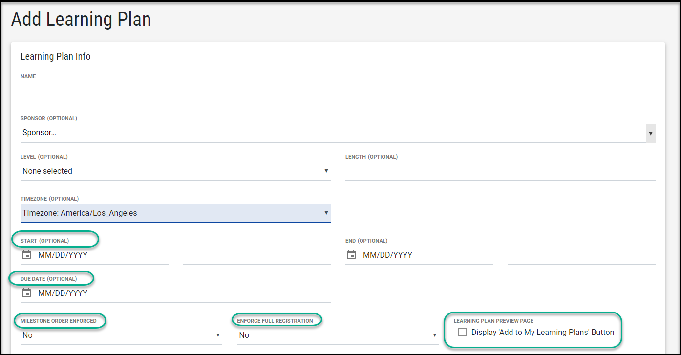 Learning Plans – LCvista Knowledge Base