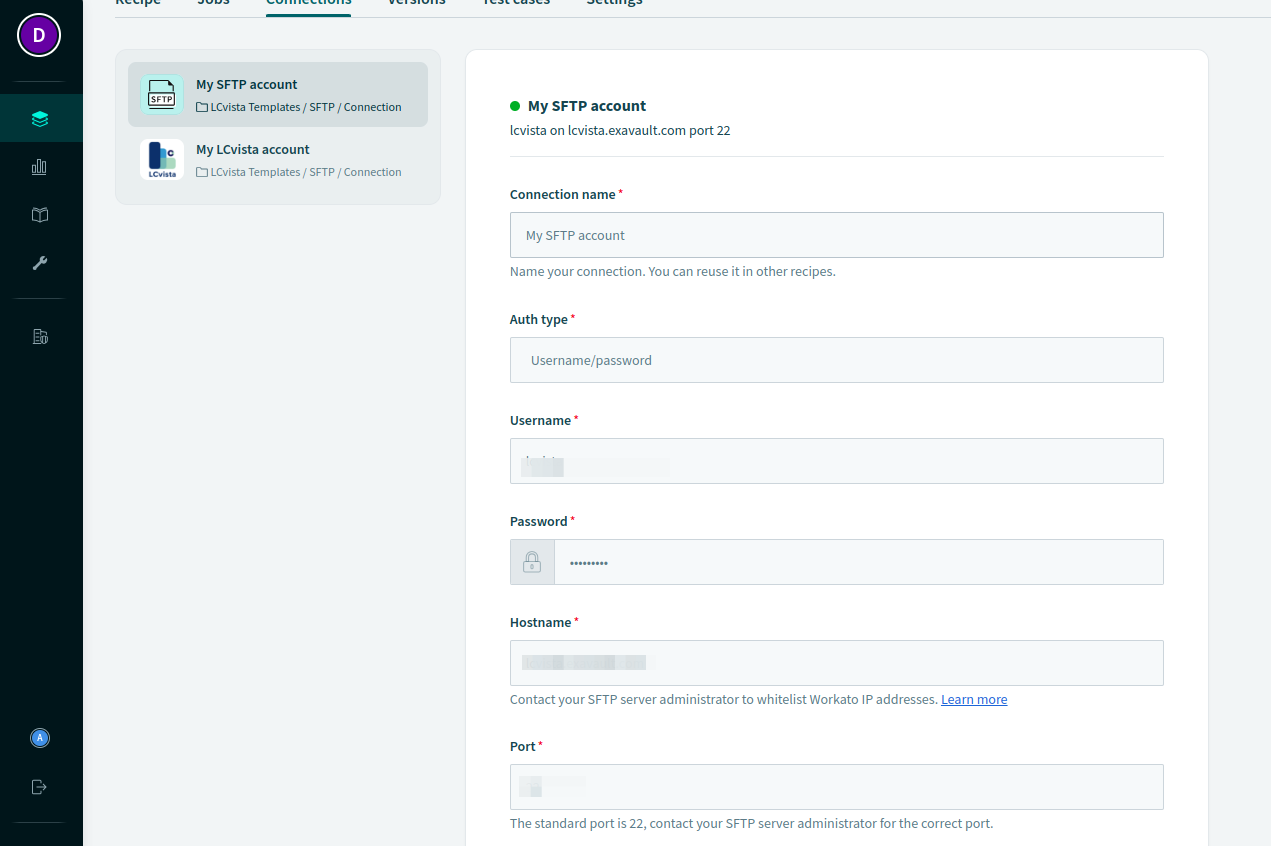 LCvista Connection for CSV files – LCvista Knowledge Base